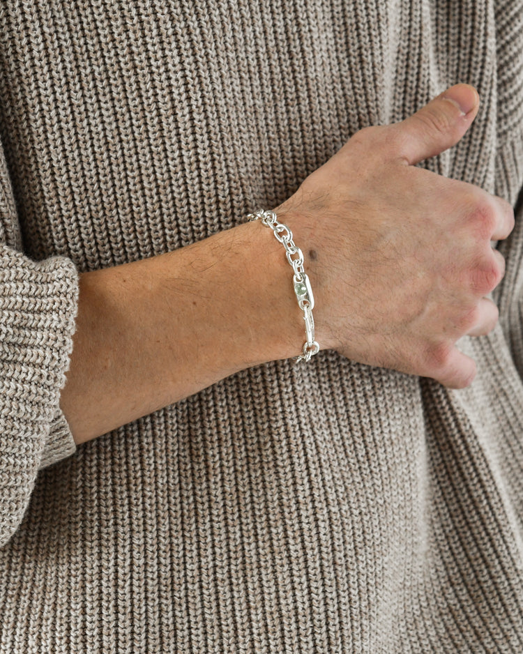 GRAVITY BRACELET | GREEN QUARTZ – apse