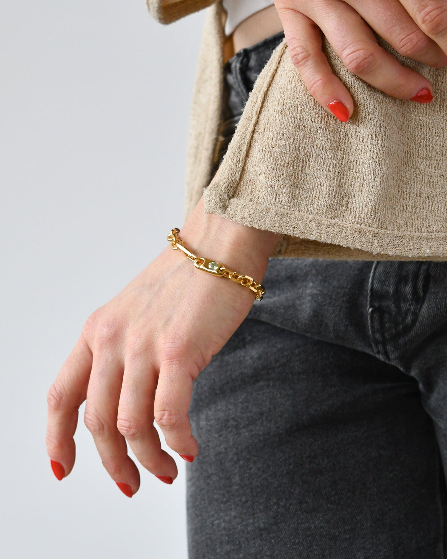 GRAVITY BRACELET | GREEN QUARTZ – apse